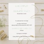 Butterfly Garden Menus - BlueBird Wedding Stationery