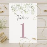 Elegant Eucalyptus Welcome Sign - BlueBird Wedding Stationery