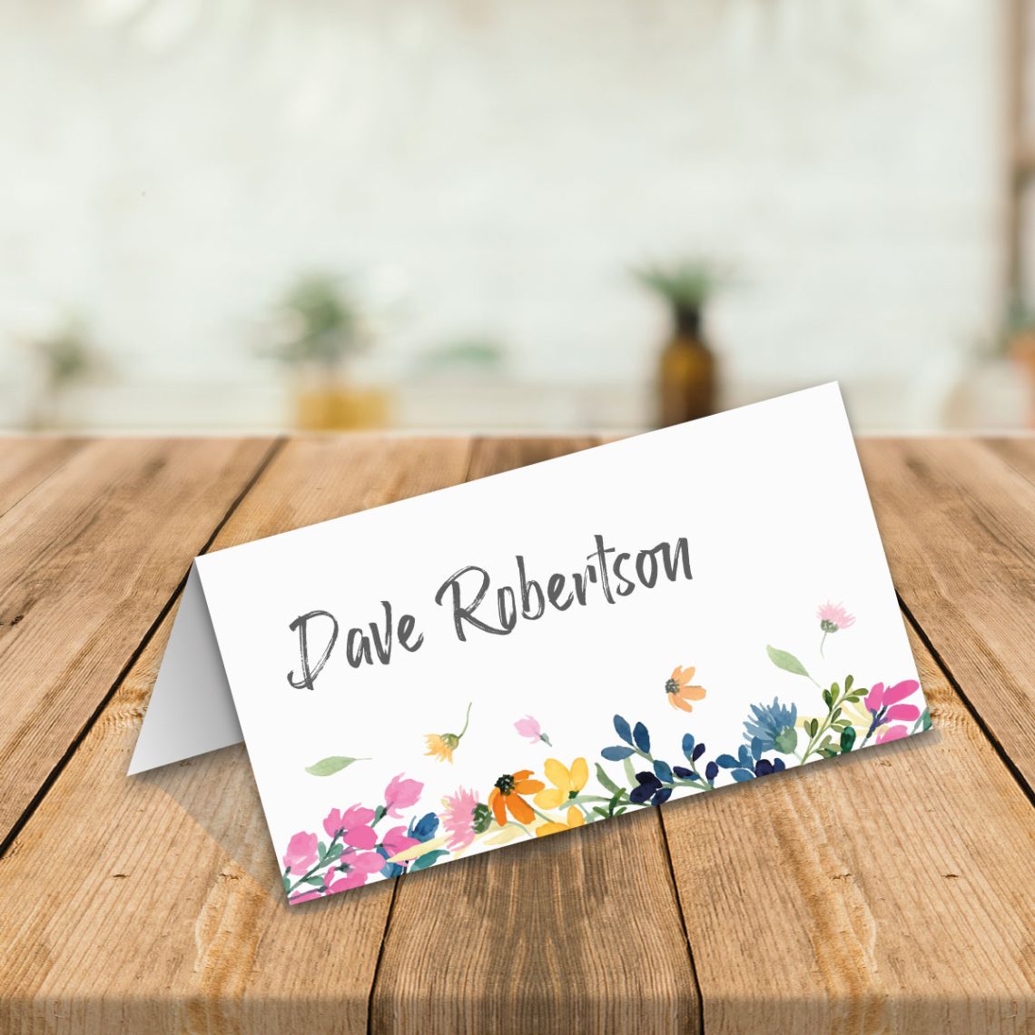 Bohemian Wildflower Table Plan - BlueBird Wedding Stationery