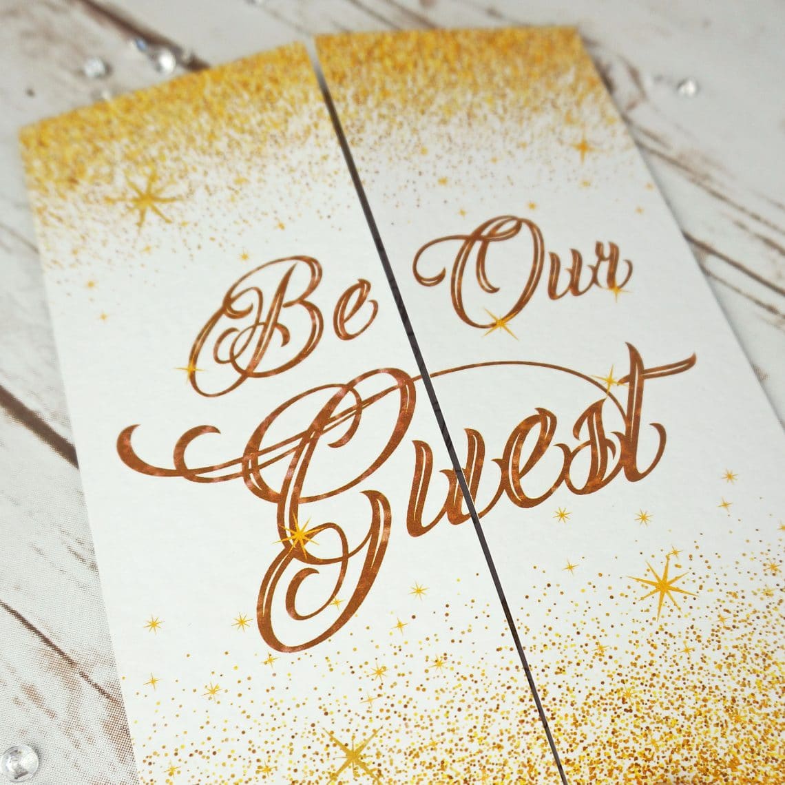 'Be our guest' Fairytale Gatefold Wedding Invitations - BlueBird ...