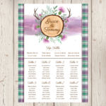 Scottish Welcome Sign - BlueBird Wedding Stationery