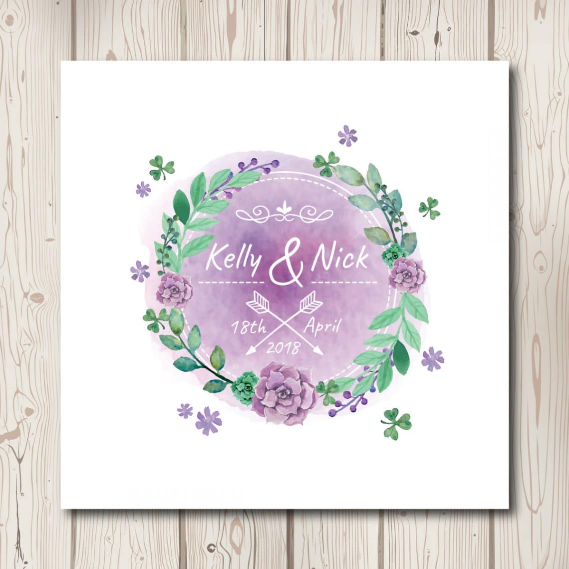 Spring Order of Service - BlueBird Wedding Stationery