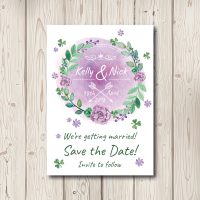 Spring Save the Date Cards - BlueBird Wedding Stationery