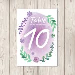 Spring Table Plan - BlueBird Wedding Stationery