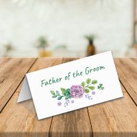 Spring Place Cards - BlueBird Wedding Stationery