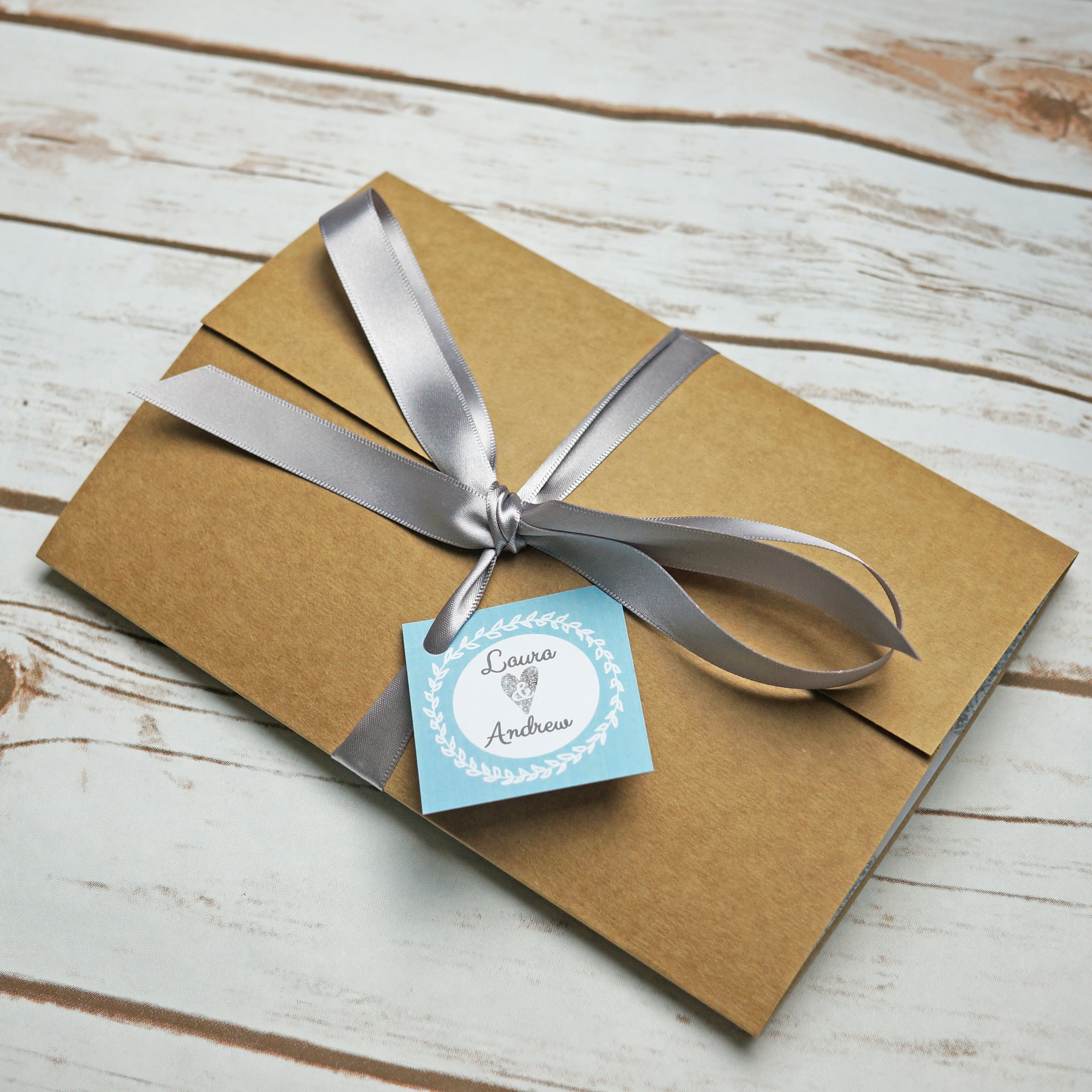 Fairytale Sparkle Rustic Gatefold Wedding Invitations - BlueBird ...